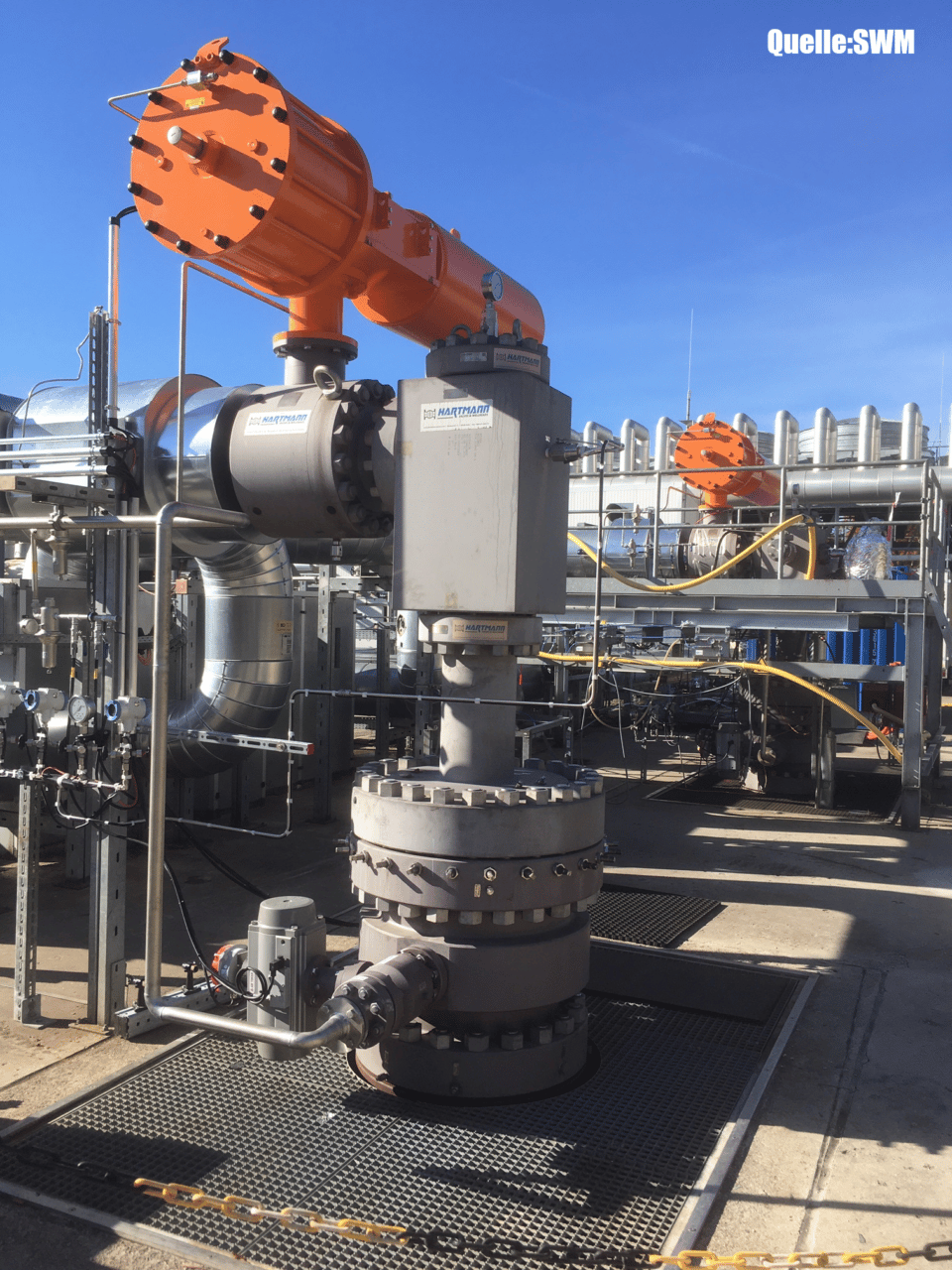 Referenz Geothermie bei SWM - Hartmann Valves