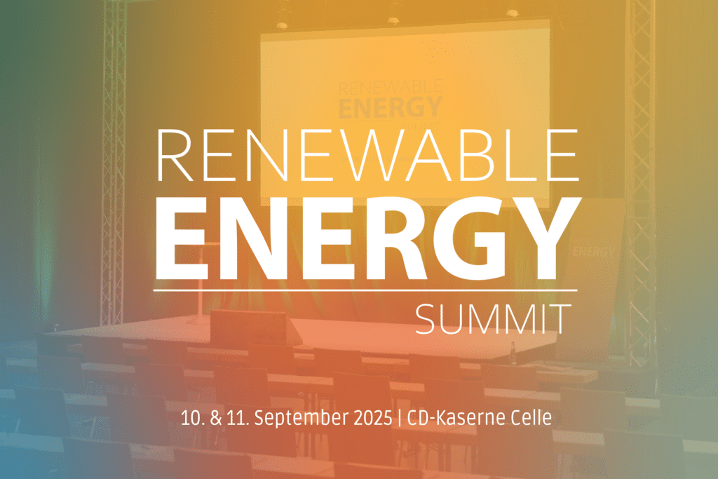 Renewable Energy Summit - Jetzt Energiewende mitgestalten!